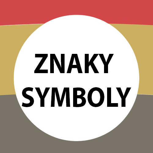 ZNAKY A SYMBOLY - TVOŘÍTKO